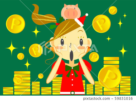 Point increase banner Christmas Girls - Stock Illustration [59831016 ...