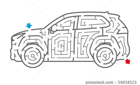 Car Maze Templates