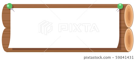 Log frame - Stock Illustration [59841431] - PIXTA