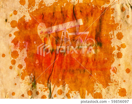 Grunge Oil Pump on Paper - Stock Illustration [59856097] - PIXTA