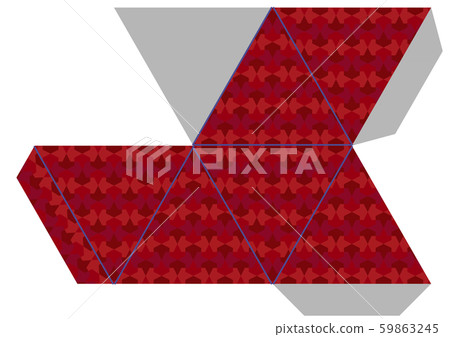 Development of regular hexahedron - Stock Illustration [59863245] - PIXTA