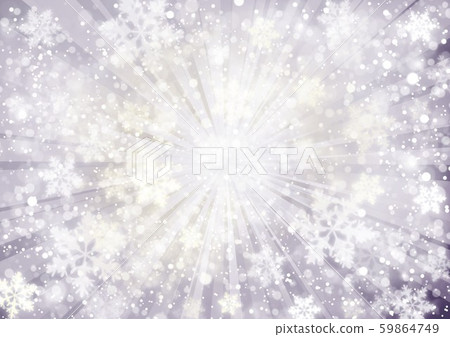 Silver snow pattern image radial - Stock Illustration [59864749] - PIXTA