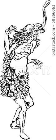 Ceiling licking - Stock Illustration [59866063] - PIXTA