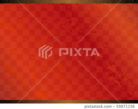Luxurious Japanese tile background_red - Stock Illustration [59871156 ...
