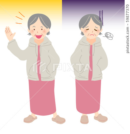 A woman with a strong mood - Stock Illustration [59877370] - PIXTA