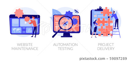 Website development vector concept metaphors. - Stock Illustration ...