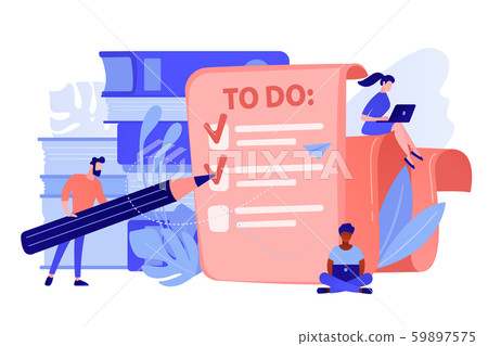 Task management it concept vector illustration - Stock Illustration ...