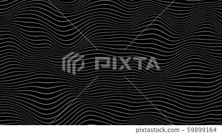 Abstract Morphing Horizontal White Lines on... - Stock Illustration [59899164] - PIXTA