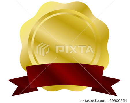 Emblem no gold letters - Stock Illustration [59900264] - PIXTA