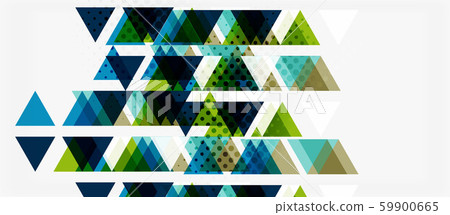 Vector triangle geometric abstract composition... - Stock Illustration ...