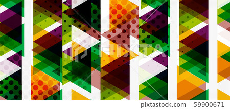 Vector triangle geometric abstract composition... - Stock Illustration ...