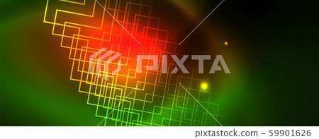 Techno glowing background, futuristic dark... - Stock Illustration ...