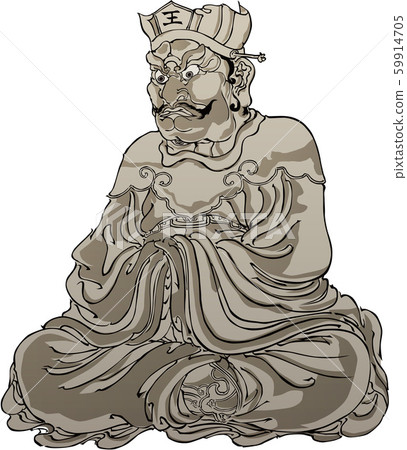 Ukiyo-e Enma Daiou 2 - Stock Illustration [59914705] - PIXTA