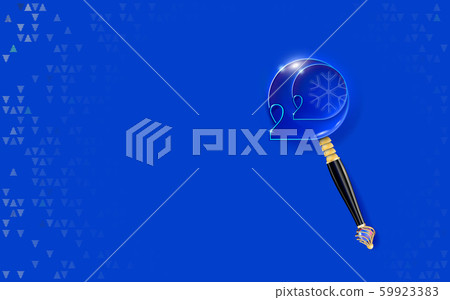 New year blue background. 2020 thin inscription - Stock Illustration ...