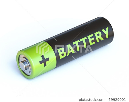Single battery 3D-插圖素材 [59929001] - PIXTA圖庫