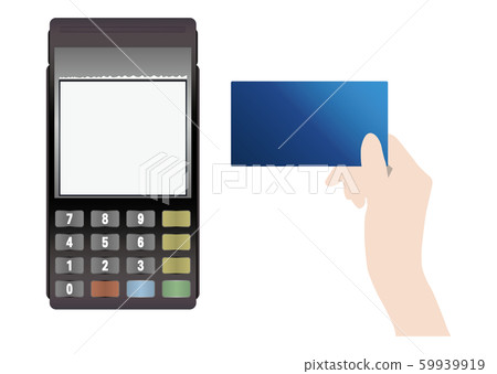 Touch payment card - Stock Illustration [59939919] - PIXTA