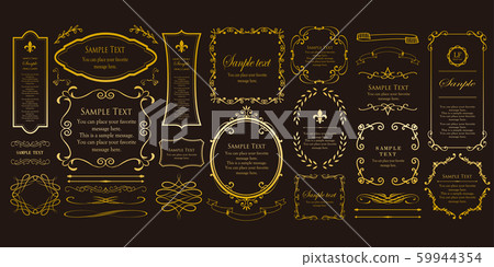 Luxury frame design Gorgeous Luxury Vintage... - Stock Illustration ...