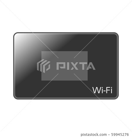 Mobile WiFi, Pocket WiFi, WiFi, Router, Mobile, - Stock Illustration ...