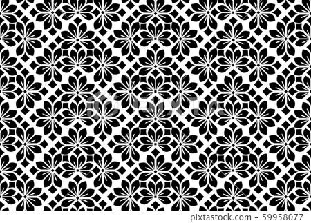 Flower geometric pattern. Seamless vector - Stock Illustration ...