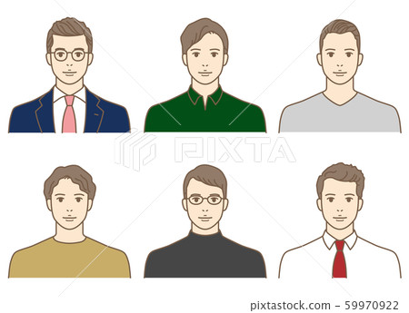 Male icon 2_Color - Stock Illustration [59970922] - PIXTA