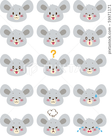 Mouse expression set - Stock Illustration [59971171] - PIXTA