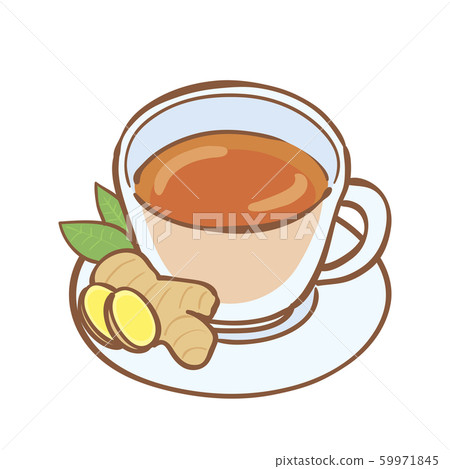 Ginger tea - Stock Illustration [59971845] - PIXTA