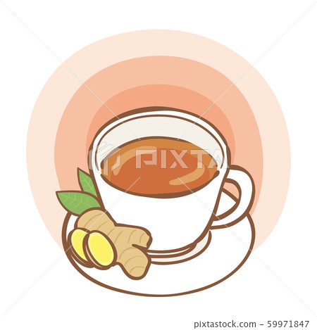 Ginger tea - Stock Illustration [59971847] - PIXTA