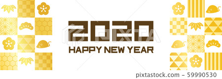 2020 new year banner 320x100 size - Stock Illustration [59990530] - PIXTA