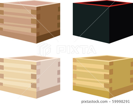 Illustration material box vector color pattern - Stock Illustration ...