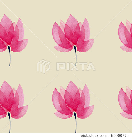 Seamless pattern with hand painted watercolor - Stock Illustration ...