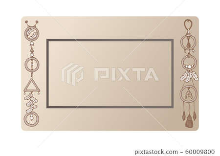 Boho style business cards. - Stock Illustration [60009800] - PIXTA