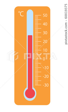 Thermometer 27 ° C - Stock Illustration [60019375] - PIXTA