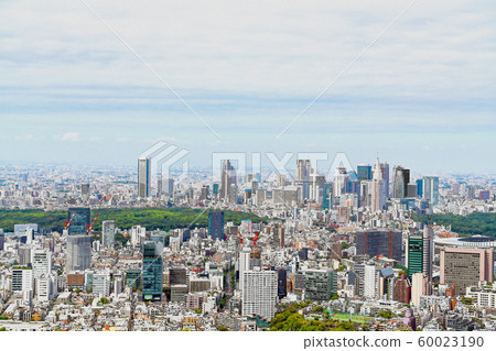 [Tokyo] City landscape - Stock Illustration [60023190] - PIXTA