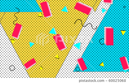 Vector Artistic Flyer. Retro Flow Texture. - Stock Illustration ...