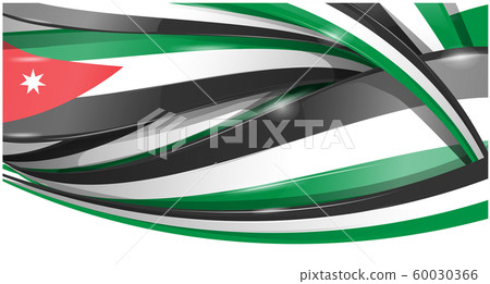 jordan Banner background flag - Stock Illustration [60030366] - PIXTA