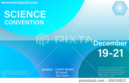 Conference design template. Colorful cover. Vector - Stock Illustration ...