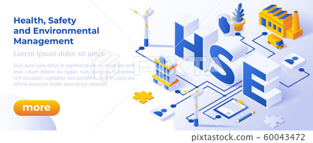 HSE - Health, Safety and Environmental... - Stock Illustration ...