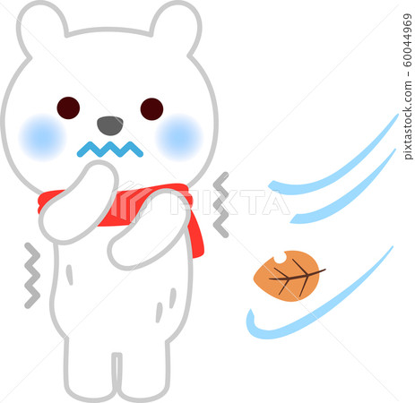 Cold polar bear and north wind - Stock Illustration [60044969] - PIXTA