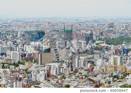 [Tokyo] City landscape - Stock Illustration [60056647] - PIXTA