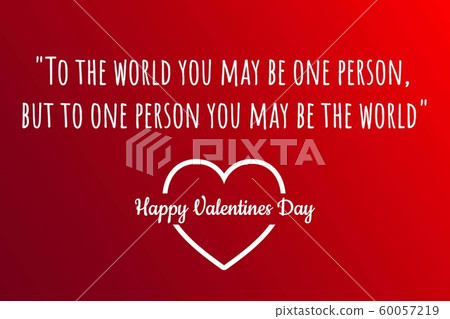 Happy Valentines Day greeting card with... - Stock Illustration ...