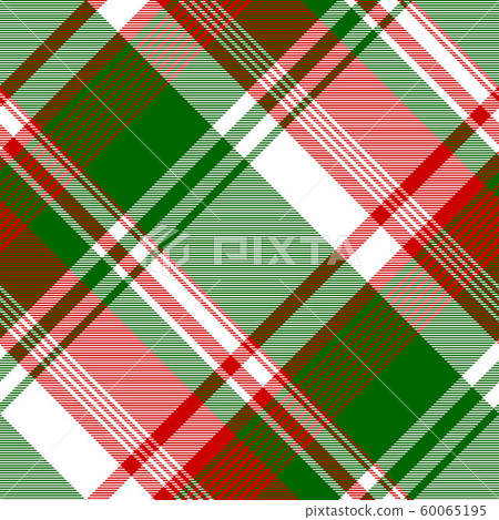 Green red bright check fabric texture seamless-插圖素材 [60065195] - PIXTA圖庫