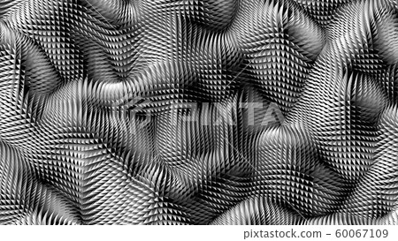 Abstract Morphing Reflective Surface with... - Stock Illustration ...