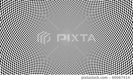 Black and White Radial Checker Illustration... - Stock Illustration ...