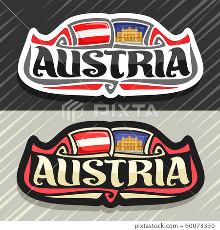 Vector logo for Austria-插圖素材 [60073330] - PIXTA圖庫