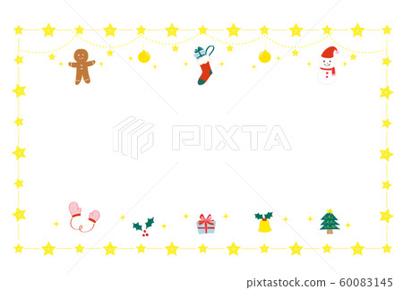 Christmas frame material message card - Stock Illustration [60083145 ...