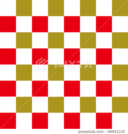 Checker_red gold - Stock Illustration [60091220] - PIXTA