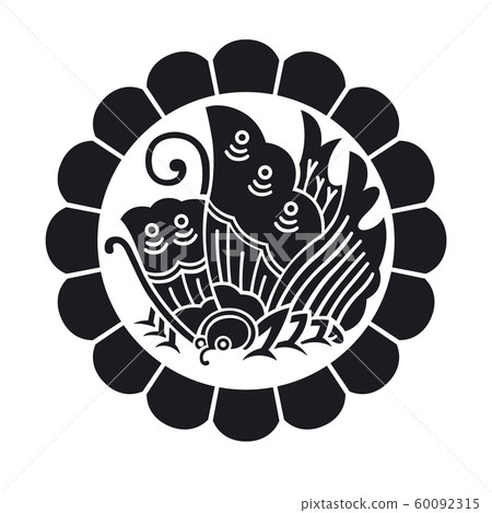Family crest butterfly - Stock Illustration [60092315] - PIXTA
