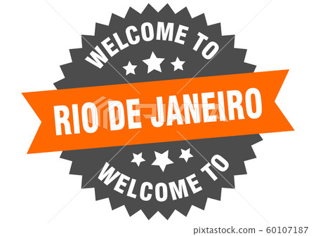 Rio De Janeiro sign. welcome to Rio De Janeiro - Stock Illustration ...