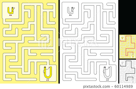 maze_e_u.eps - Stock Illustration [60114989] - PIXTA