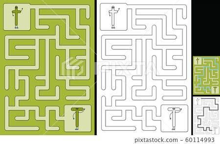 maze_e_t.eps - Stock Illustration [60114993] - PIXTA